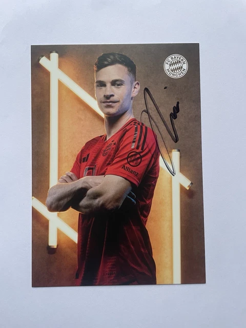 AUTOGRAMMKARTE JOSHUA KIMMICH FC Bayern München Original AK DFB FCB 24/25 Neu EUR 7,99 - PicClick DE