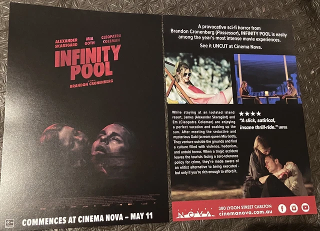 INFINITY POOL ALEXANDER Skarsgard, Mia Goth, Cleopatra Coleman Promo ...