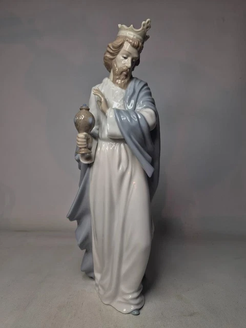 NAO BY LLADRO KING GASPAR #0412 Nativity Wise Men Figurine 11.4" 29cm ...