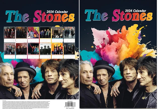 THE STONES CALENDAR 2026 - A3 Size 30 x 42 cm £15.07 - PicClick UK