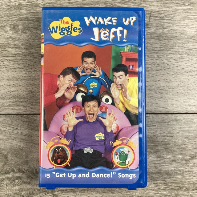 THE WIGGLES WAKE Up Jeff! (VHS 1999) Kids Family Music Rare Blue ...