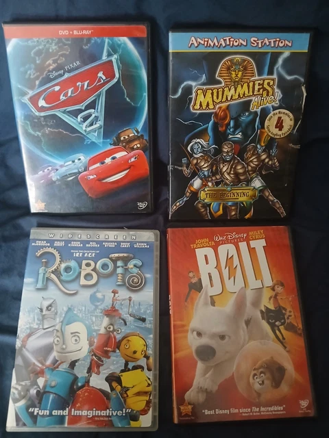 DISNEY DVD LOT ,kids Movies,Bolt,cars,robots,mummies Alive $18.81 ...