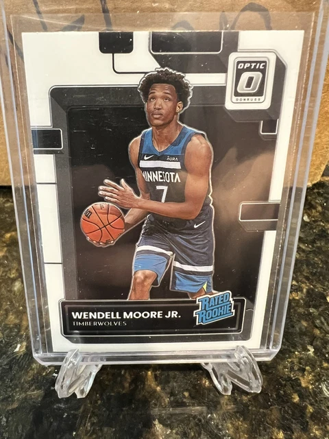 Wendell Moore Jr 2022 23 Panini Donruss Recrue Optique Notée 201