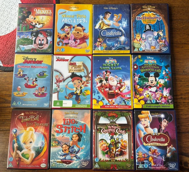 KIDS DISNEY DVD Bundle Lot Collection Mickey Muppets Summer Adventure ...