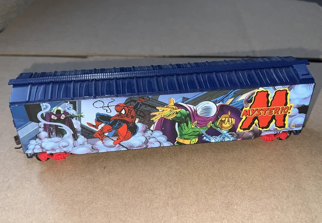 HAWTHORNE VILLAGE SPIDER Man TRAIN RARE MYSTERIO! MYSTERIO RARE. J4 EUR ...