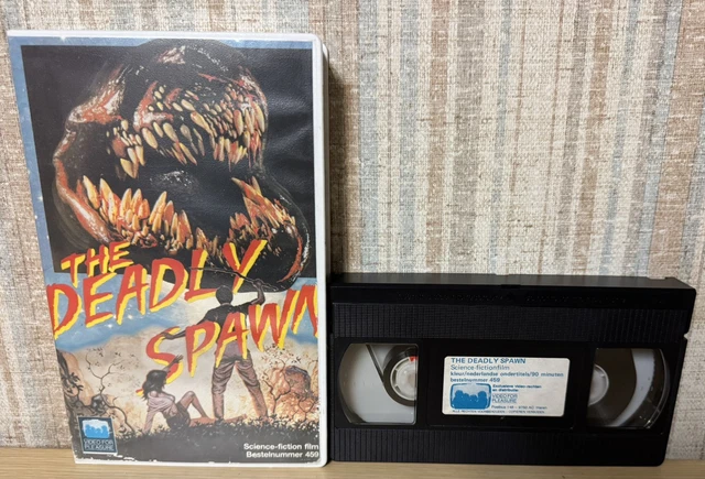 THE DEADLY SPAWN VHS, Dutch Release, Rare Hard To Find, Horror, Alien ...