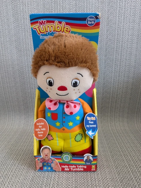 MR TUMBLE TALKING and Singing Hello Hello 22 cm Plush Soft Toy Brand ...