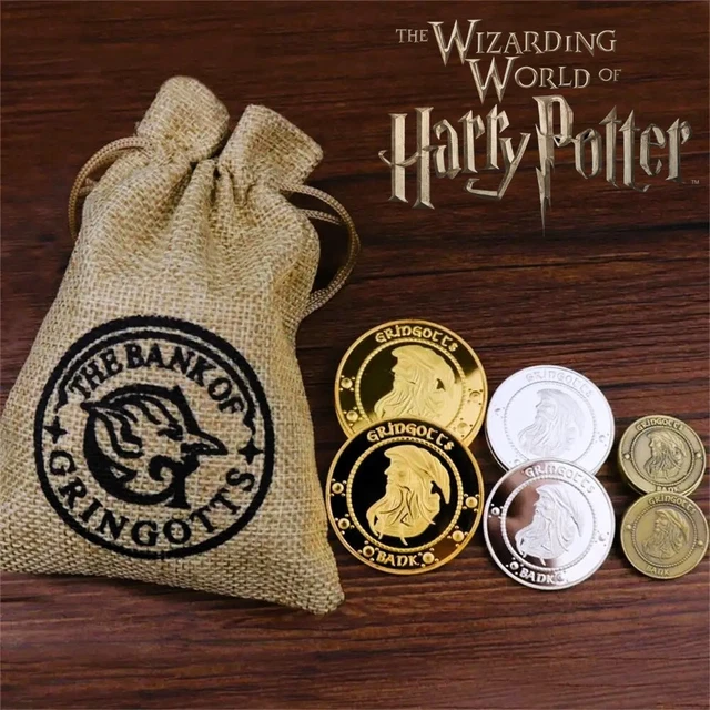 HARRY POTTER GRINGOTTS Bank Coins Hogwarts Wizarding Collection Cosplay ...