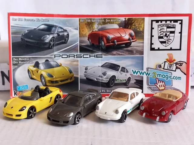 KINDER FERRERO SORPRESINE Serie Completa Porsche Sport Cabrio 911 ...