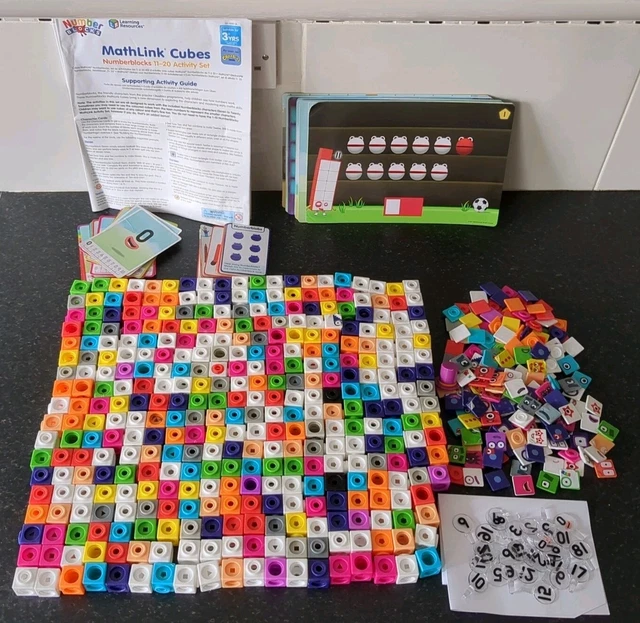 NUMBER BLOCKS MATHLINK Cubes CBeebies. Number blocks. Used Bundle ...