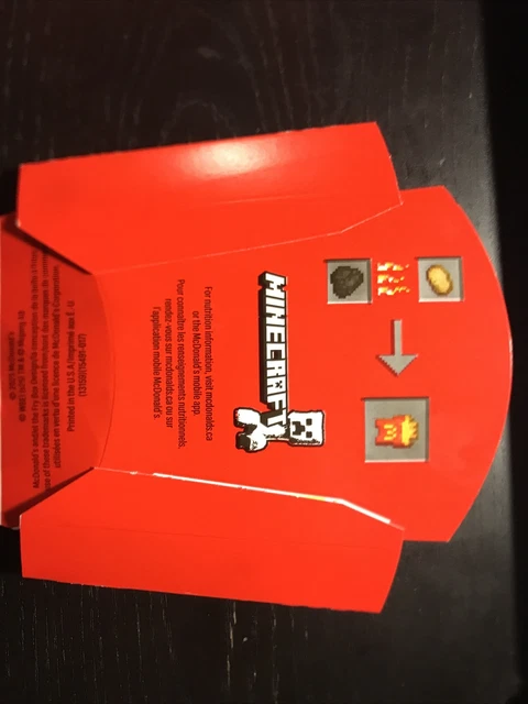 2025 MCDONALDS A Minecraft Movie French Fry Empty Box (Used) $9.00 ...