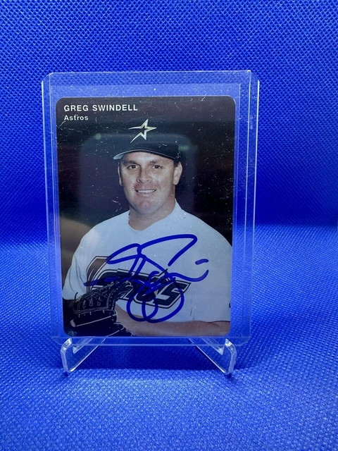 GREG SWINDELL - Cookies de mère dédicacés 1994 - Houston Astros - Signé ...