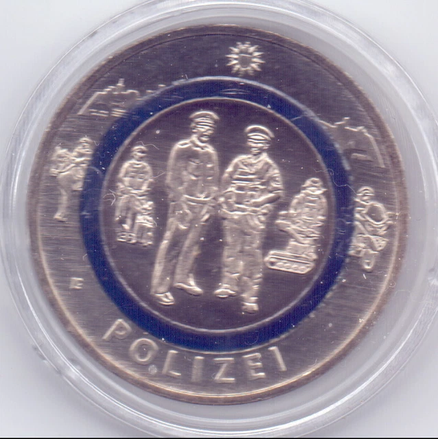 BRD-10 EURO-POLIZEI-2024A-BFR IN Kapsel-top-Im Dienst der Gesellschaft ...