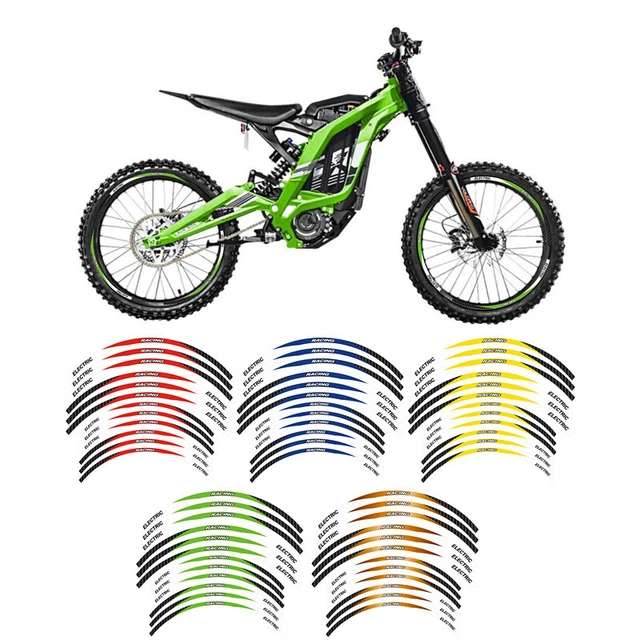 FOR SUR RON SURRON ELECTRIC BIKE OFF ROAD Wheel Decals Tape Rim ...