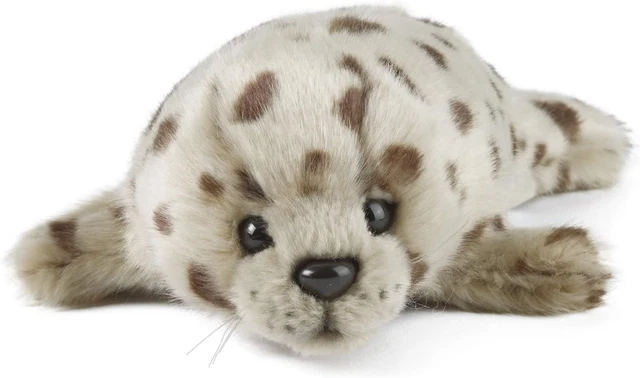 ADORABLE LIVING NATURE Seal Pup Stuffed Animal - Perfect Gift for ...