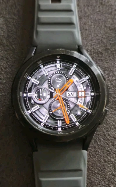 SAMSUNG GALAXY WATCH4 Classic SM-R885 42mm Stainless Steel Case with ...