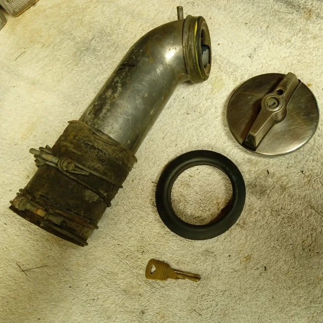 FORD CORTINA MK2 Locking fuel petrol cap with key + Filler neck £45.00 ...