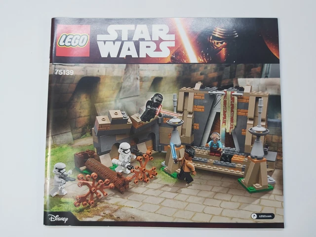 BUILDING INSTRUCTIONS FOR Lego STAR WARS 75139 Battle on Takodana - NEW ...