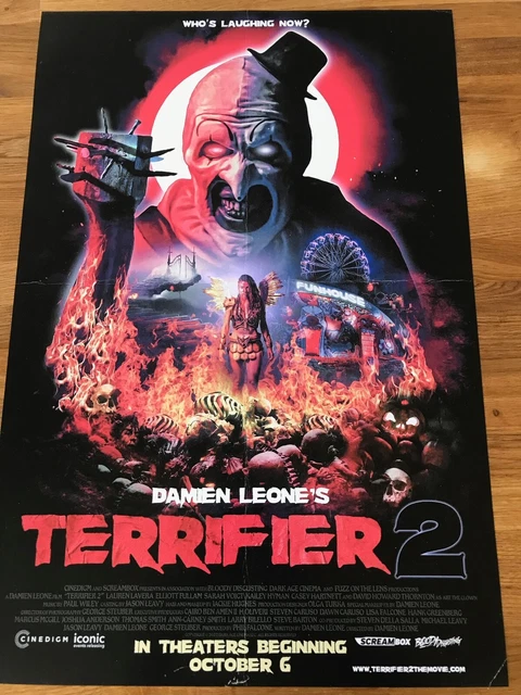POSTER TERRIFIER 2 430mm x 640mm (Bit bigger than A2) EUR 4,66 ...