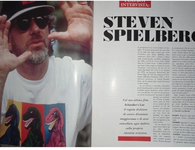 PLAYBOY ITALIA RIVISTA Aprile 1994 Mickey Rourke Steven Spielberg ...