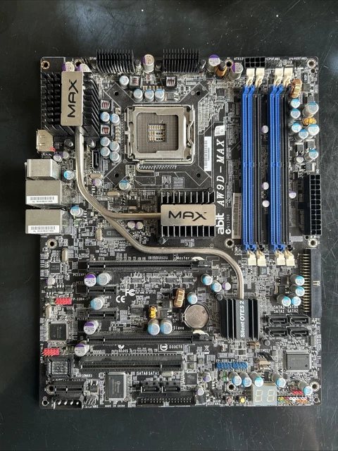 ABIT AW9D-MAX, LGA 775/Socket T, Intel Motherboard (faulty bent cpu ...