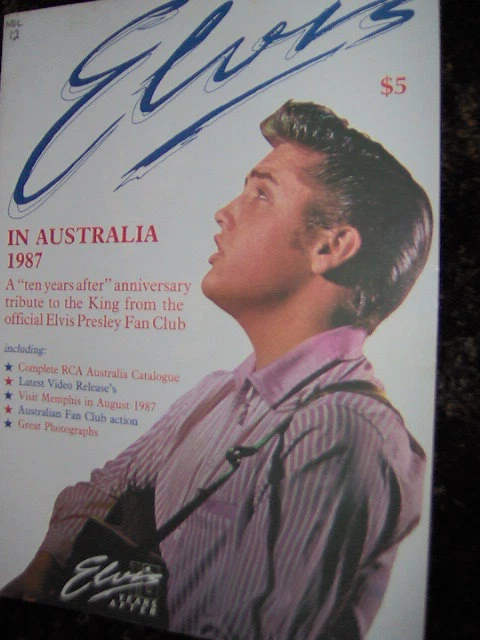 ELVIS PRESLEY "Elvis In Australia 1987" 10 years Anniversary Tribute ...