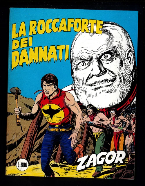 ZAGOR ZENITH GIG. Orig. N.265 La Roccaforte dei dannati Edicola Daim ...