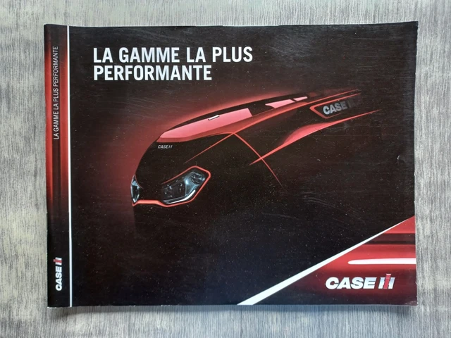 PROSPECTUS BROCHURE GAMME Case Ih Tracteur Moissonneuse EUR 2,25 ...