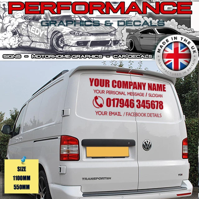 VW TRANSPORTER VEHICLE sign writing Vinyl van vehicle Stickers logo ...