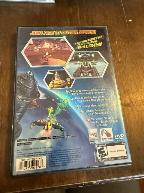 DISNEY'S CHICKEN LITTLE: Ace in Action (Sony PlayStation 2, 2006) CIB ...