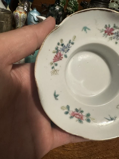 ANTIQUE VINTAGE CHINESE Japanese Porcelain Famille Rose FlowerDish £36. ...