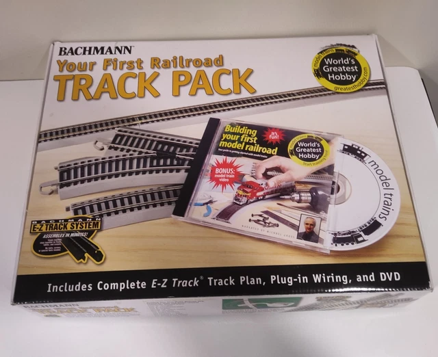 BACHMANN E-Z NICKEL Silver First Railroad Track Pack (HO Scale ...