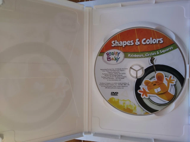 BRAINY BABY - Shapes and Colors (DVD,2011) $7.25 - PicClick CA