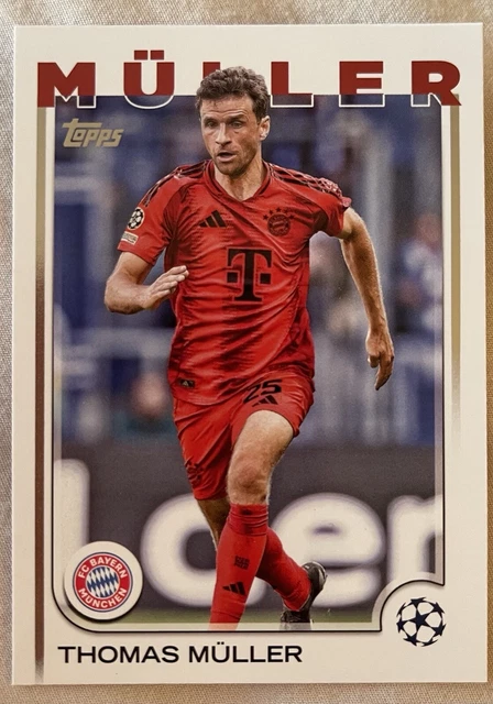 THOMAS MULLER 2024-2025 Topps UCC Flagship Bayern Munich #99 £1.00 ...