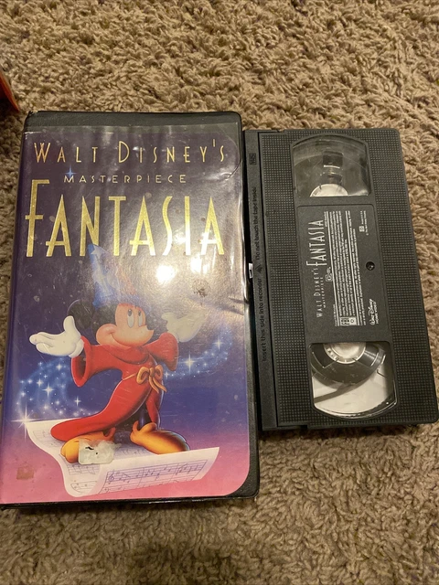 WALT DISNEY'S MASTERPIECE Fantasia VHS Deluxe Collectors Edition 1991 ...