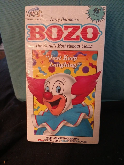 RARE BOZO THE Clown VHS Tape - Just Keep Laughing - VCR Tape £22.16 ...