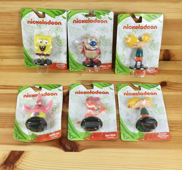 NICKELODEON MINI COLLECTIBLE Figurine Lot 6 Spongebob Patrick Ren ...