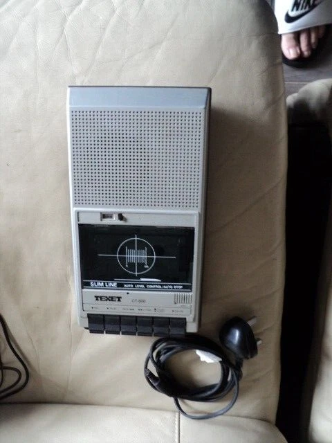VINTAGE AC/DC TEXET CT-600 Cassette Player Tape Recorder WORKING FINE £ ...