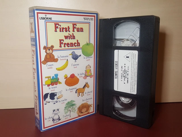 FIRST FUN WITH French - PAL VHS Video Tape (H125) £1.99 - PicClick UK