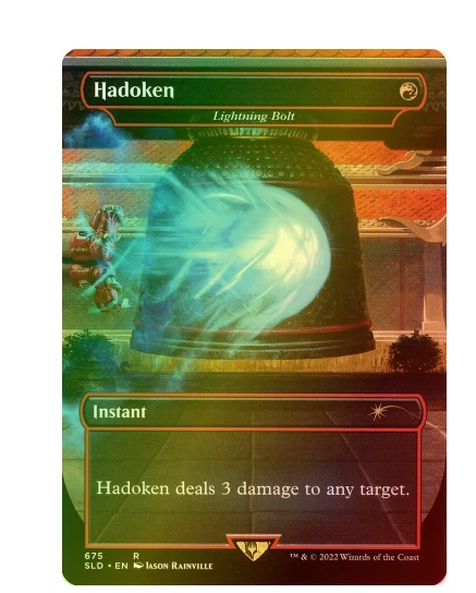 HADOKEN - LIGHTNING Bolt FOIL Street Fighter Secret Lair MTG $16.99 - PicClick CA
