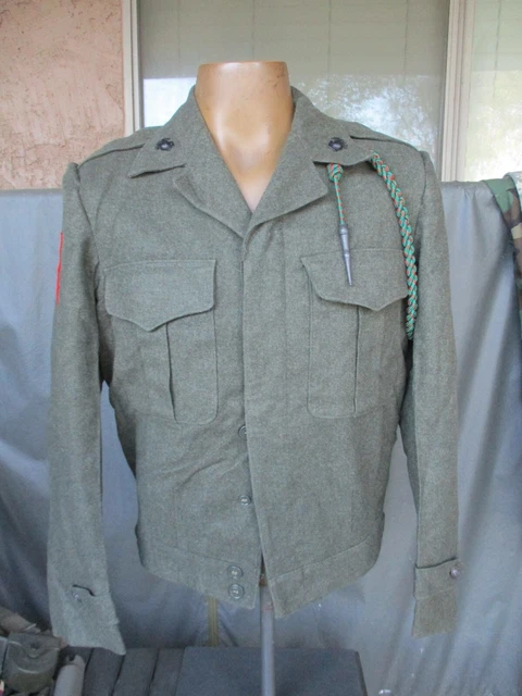 WWII, KOREAN WAR USMC Service Green Vandegrift, Ike Jacket w/ French ...