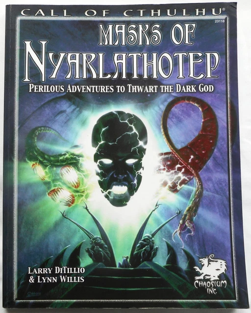 MASKS OF NYARLATHOTEP. Chaosium Call of Cthulhu 1920s. £23.60 - PicClick UK