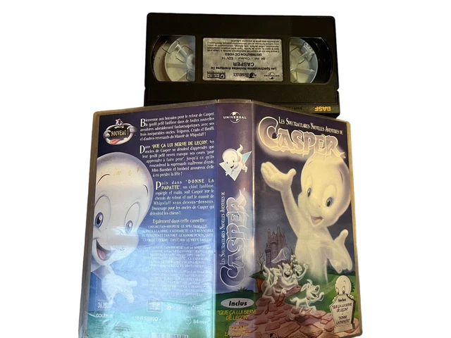 ANCIENNE CASSETTE VHS Magnétoscope Film Dessin Animé Du Livre Gasper Le ...