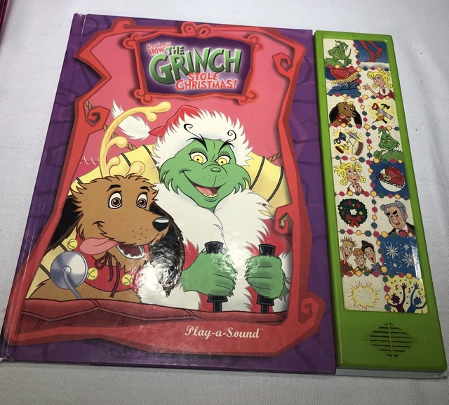 DR. SEUSS’ HOW The Grinch Stole Christmas Play-a-Sound Book Vintage £21 ...