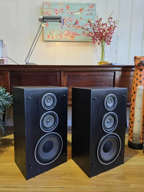 ROTEL C200K 3-WAY HiFi Speakers 80Watt 8-Ohm Floor Standing Speaker ...