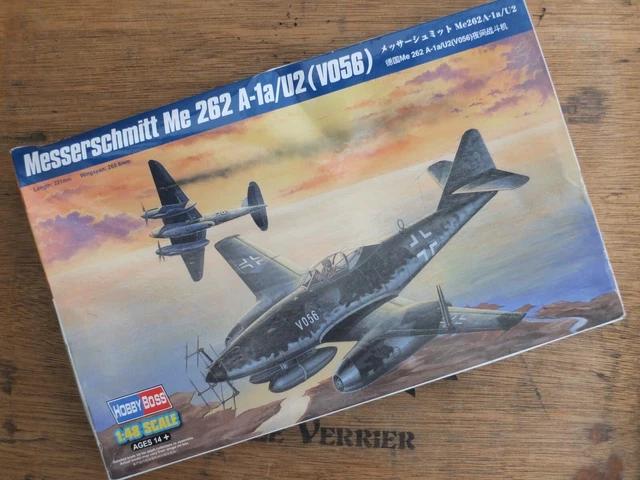 HOBBYBOSS 80374 - German Messerschmitt Me262 A-1A/U2 V056 - 1/48 Scale Model Kit £24.99 ...