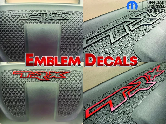 RAM 1500 TRX Engine Cover Emblem Overlay Decal 2021 2022 2023 2024 EUR ...