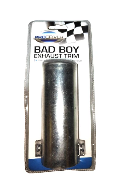 VINTAGE CLASSIC PRODRIVER Bad Boy Exhaust Back Pipe Tail Trim 50mm ...
