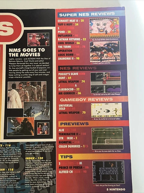 RARE VINTAGE NINTENDO Magazine System Black cover all action ...