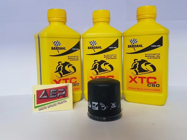 KIT INSPECCIÓN ACEITE Motor BARDAHL XTC C60 10W40 Yamaha R6 2003 EUR 64,47 - PicClick FR